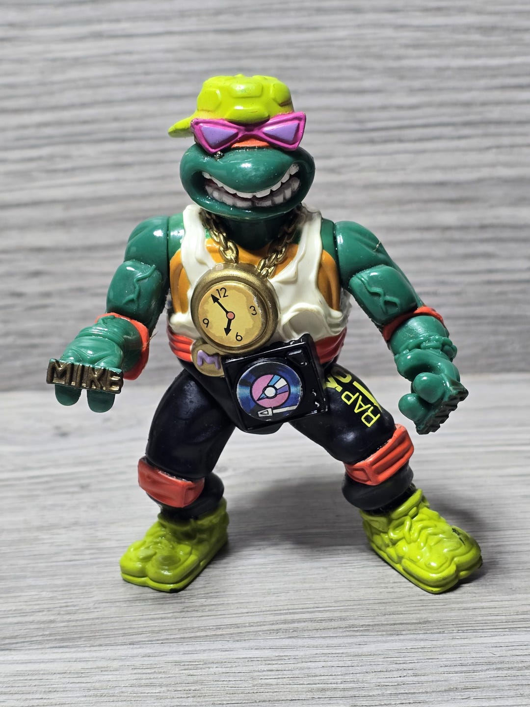 1991 Teenage Mutant Ninja Turtles Michelangelo Rappin Mike TMNT ...