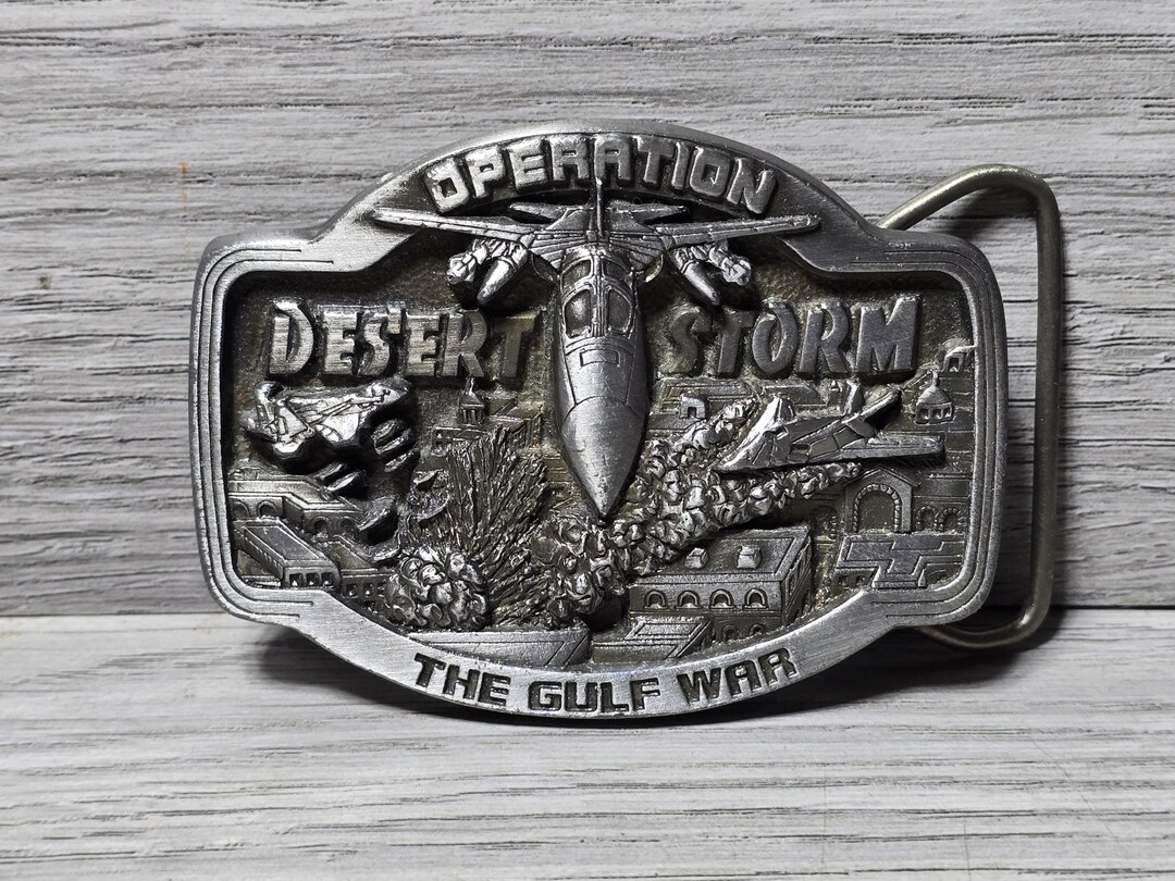 Operation Desert Storm Gulf War Buckles of America Military Belt Buckle ...