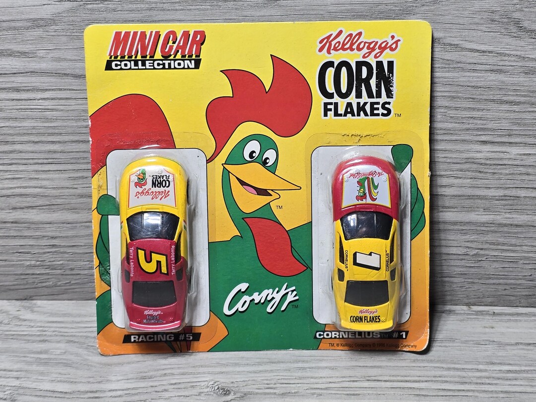 1996 Kelloggs Corn Flakes Mini Car Collection Nascar Terry Labonte - Etsy