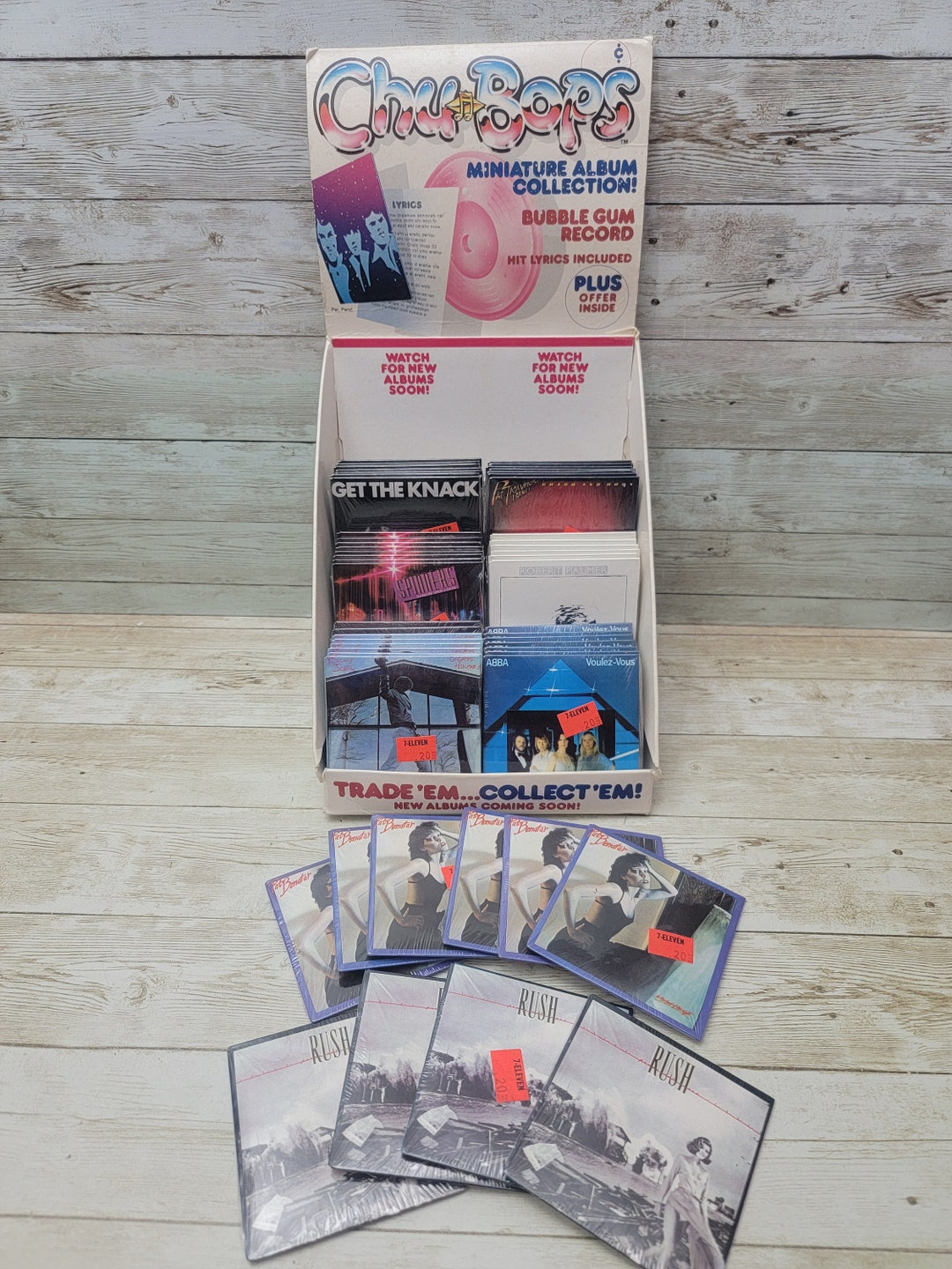 1982 Chu-bops Bubble Gum Album LP Record 50 SEALED Lps & Store Display ...