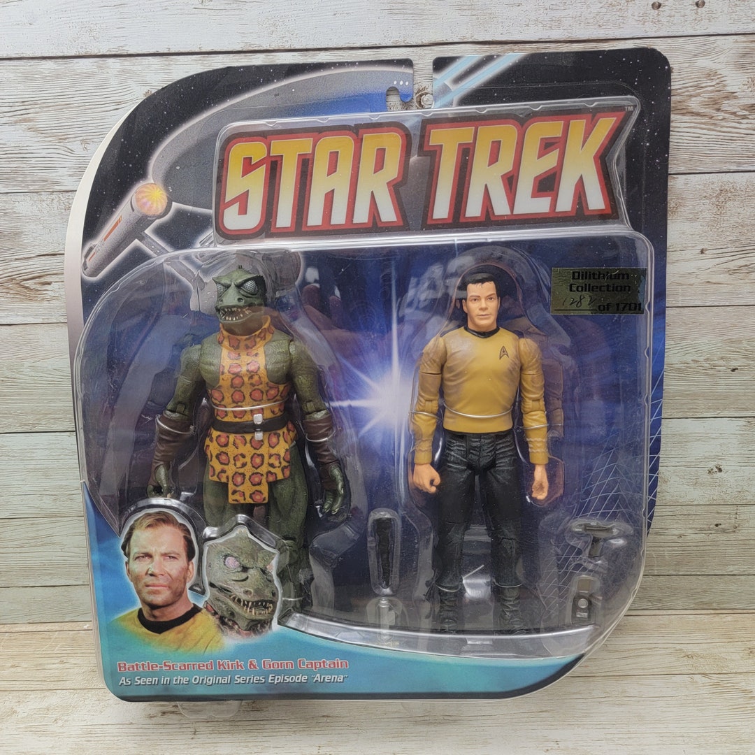 Star Trek Dilithium Collection Battle Scarred Kirk & Gorn Captain ...