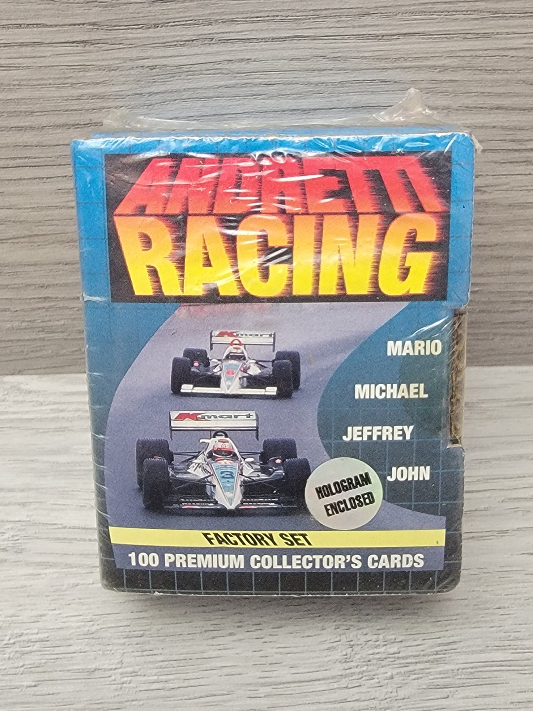 1992 Collect-a-card ANDRETTI RACING 100 Card Set W/ Hologram Factory ...