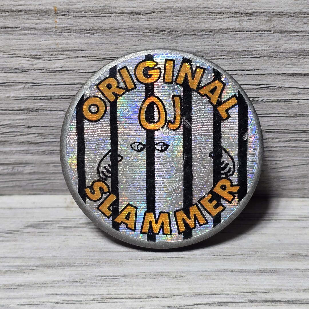 Vintage Original OJ Simpson in the Slammer METAL Pog - Etsy