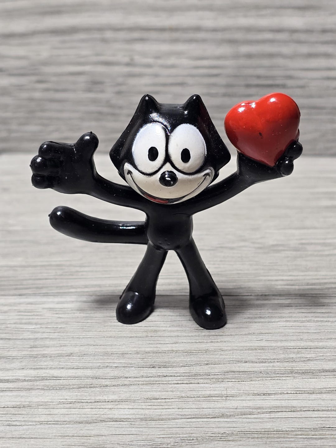 1989 Felix the Cat Productions Applause HTF PVC 2" Heart Toy Figure - Etsy