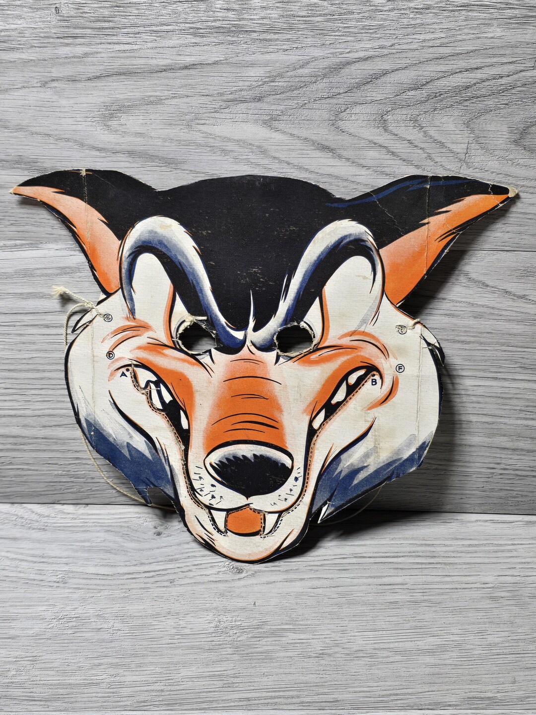 1950s Vintage Cereal Cardboard Box Back Halloween Wolf Fun Mask - Etsy