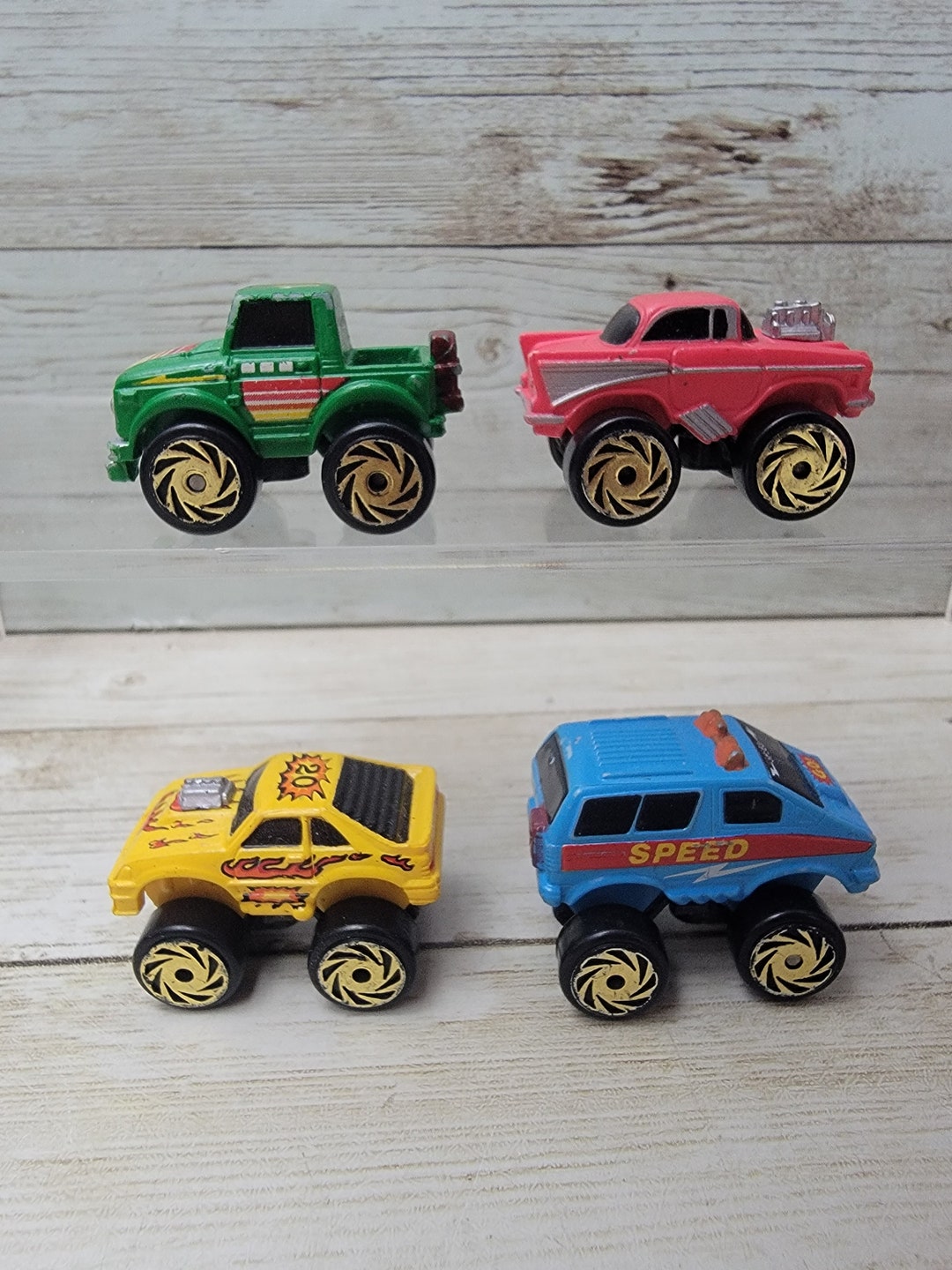 1980s Galoob Micro Machines Road Champs Monster Trucks Lot of 4 - Etsy