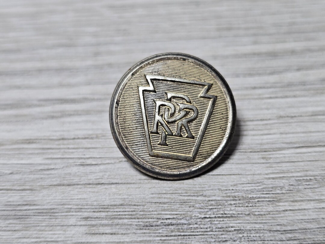 Vintage Pennsylvania Railroad Coat Button Scovill Mfg. Co. Waterbury ...