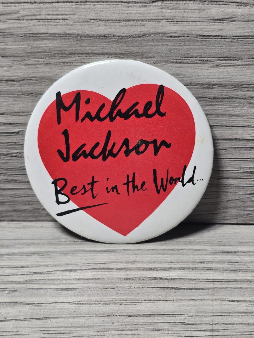 1980s Original Vintage Michael Jackson Music Pinback Button Badge - Etsy