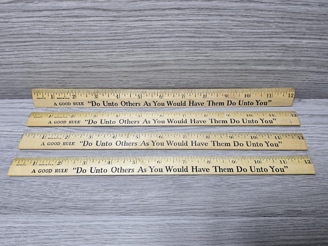 Vintage Coca Cola Wood Ruler Do Unto Others as You Would Have Them Do ...