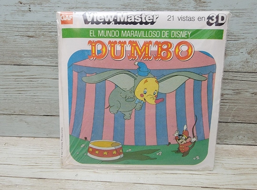 1978 SEALED RARE SPANISH View-master Disney Dumbo - Etsy
