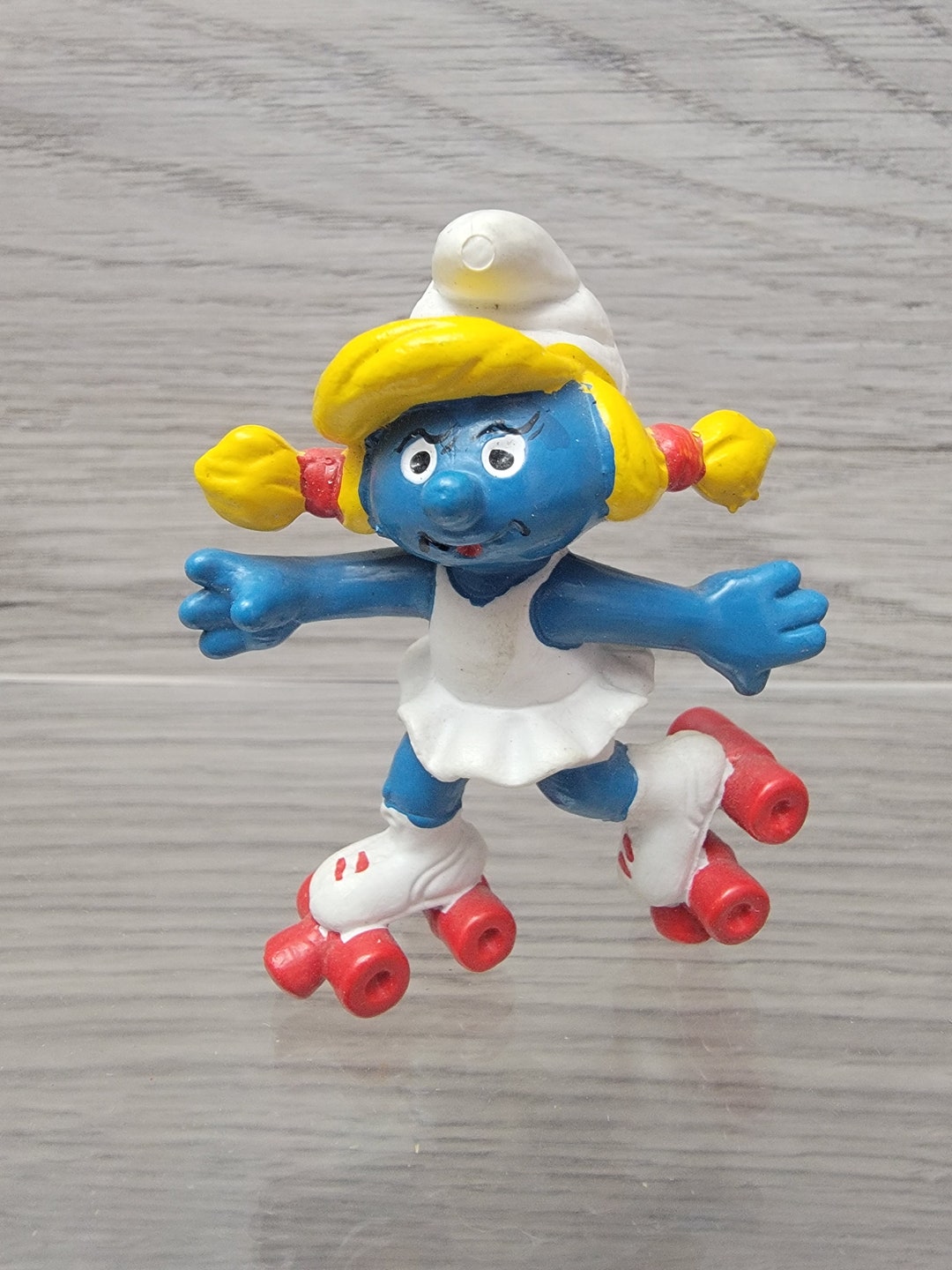 1980 Smurfette Roller Skates Peyo Schleich Hong Kong Smurf - Etsy