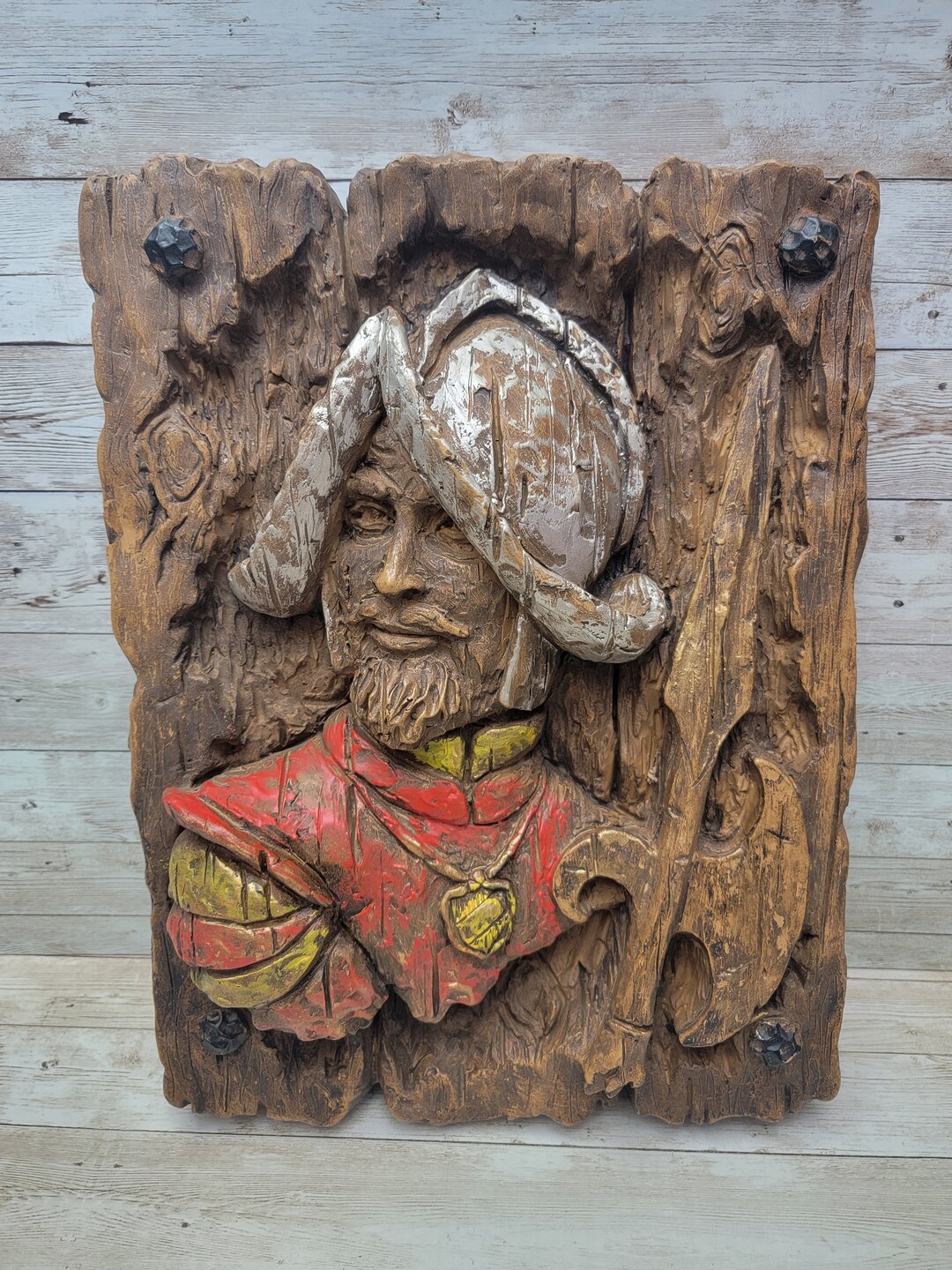 1968 Universal Statuary Corp Chicago Conquistador Wall Plaque - Etsy