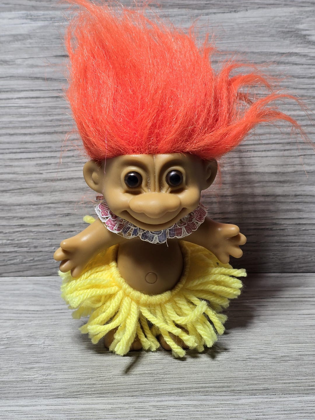 Vintage Russ Berrie 5" Troll Doll Hula Dancer Hawaiian Girl - Etsy