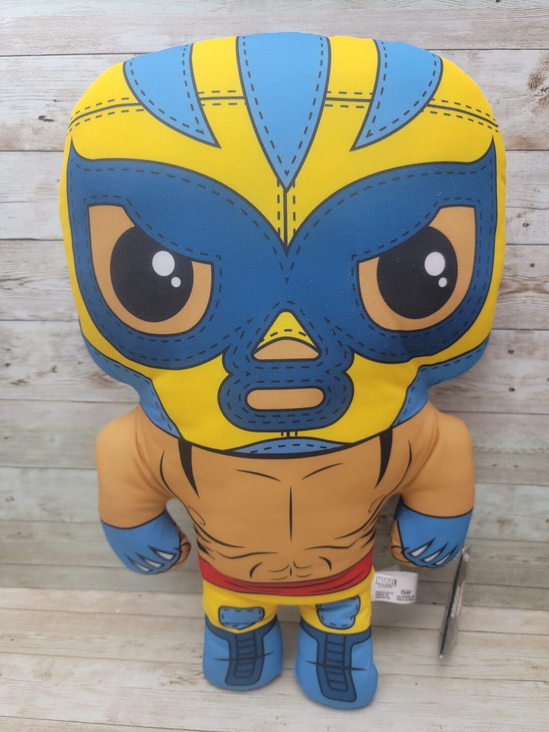 Funko Plushies Marvel Wolverine Lucha Libre Stuffed Toy Pillow 17.5 ...