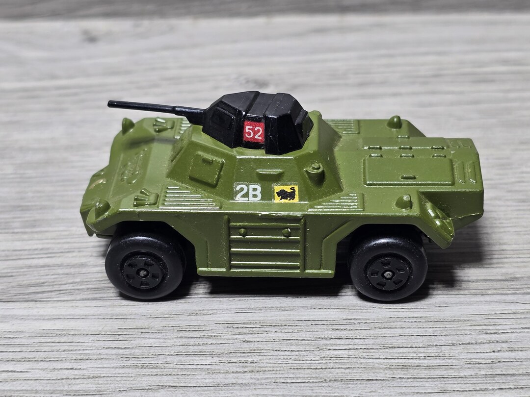 1973 Matchbox Rolamatics 73 Weasel Armored Tank Die Cast Military ...