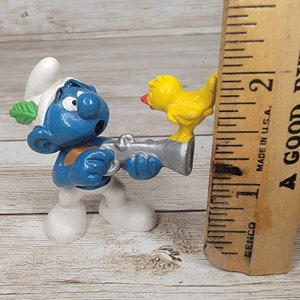 1978 Smurfs Hunter Smurf Peyo Schleich 2 PVC Figure - Etsy