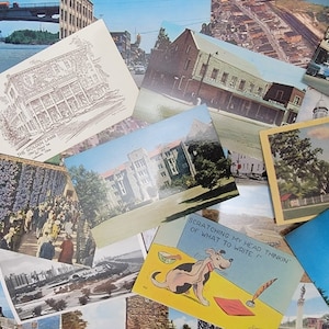 Bulk Postcard Lot of Approximately 100 Postcards (old and Newer ...