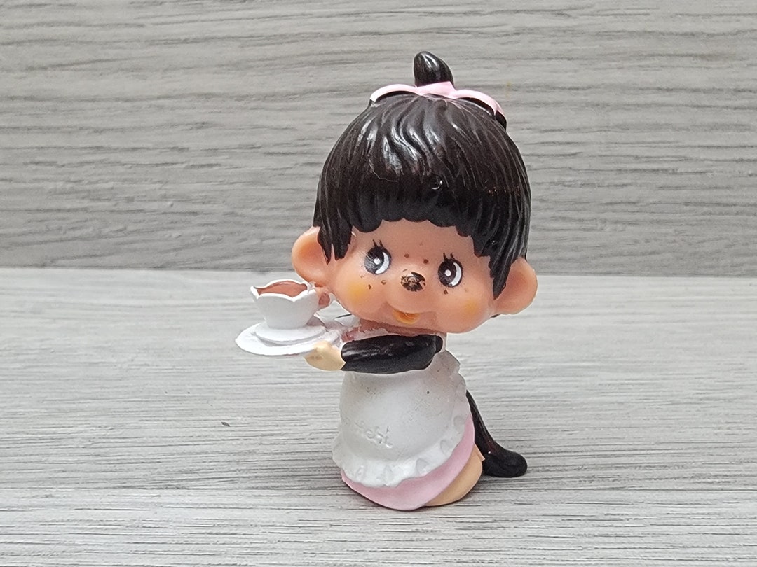 1979 Monchhichi Monchichi Monkey Tea Time PVC Figure Hong Kong - Etsy