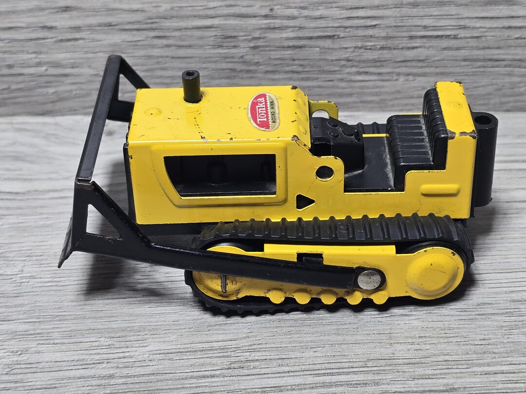 1970s Tiny Tonka Mighty Bulldozer Pressed Steel Construction Toy 4" - Etsy
