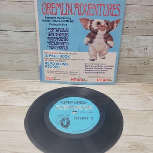 1984 Gremlins Read Along Book and Record 33 1/3 RPM - Etsy
