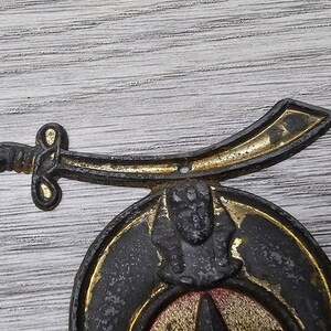 1950s Vintage Masonic Shriner Sword Star Motif Metal Mason Emblem - Etsy