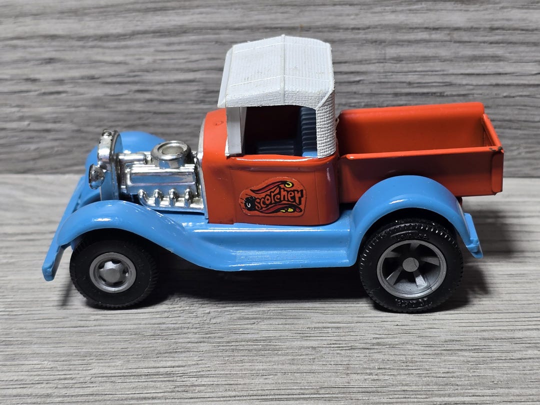 1970s Tiny Tonka Scorcher Hot Rod Ford Model T Pickup 4.5" Long Rat Rod ...