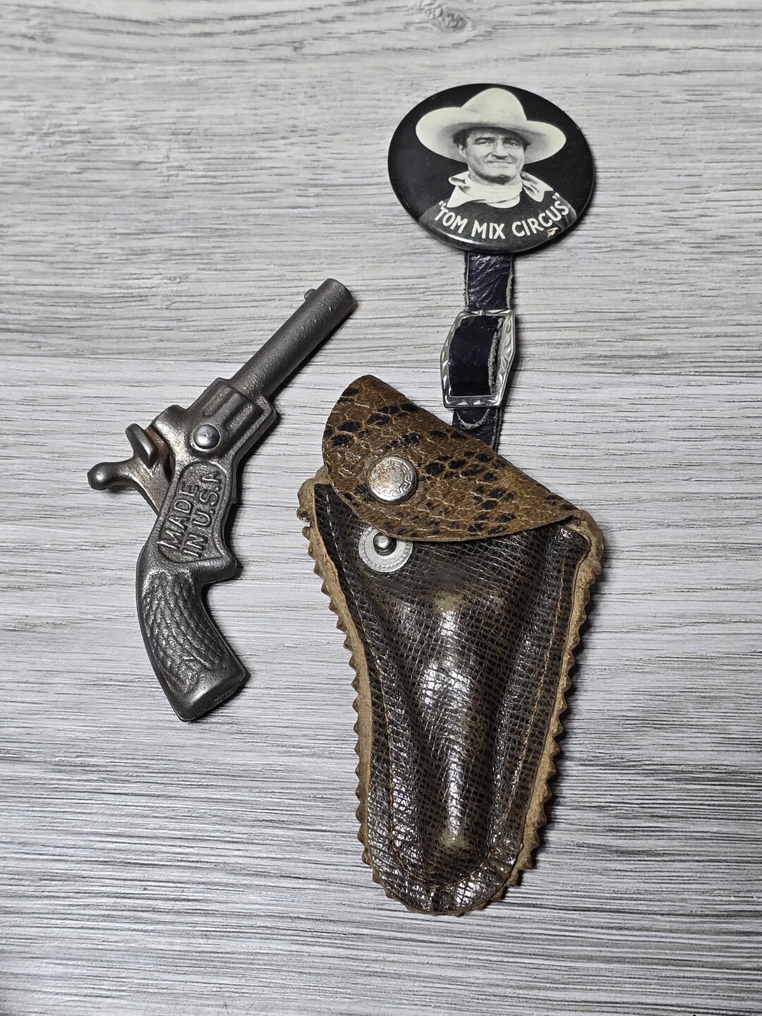 1930s RARE Tom Mix Circus Ralston Shooters Holster Western Cowboy ...