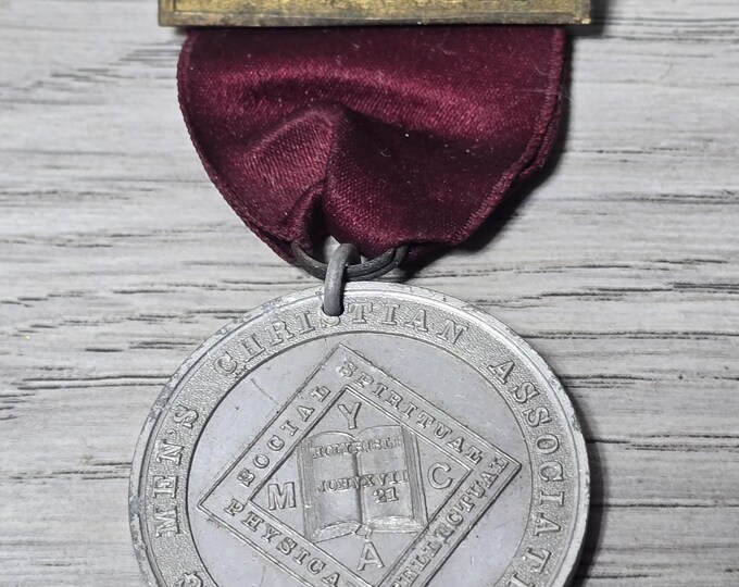 1892 Pittsfield YMCA Young Men’s Christian Association Medal - Etsy