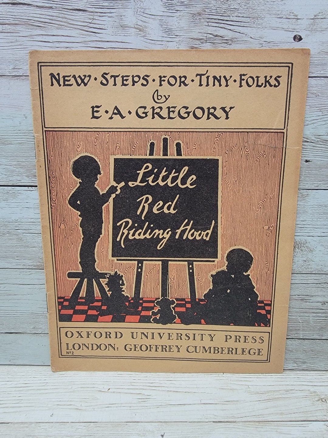 1935 Little Red Riding Hood New Steps for Tiny Folks Mini Pamphlet Book ...