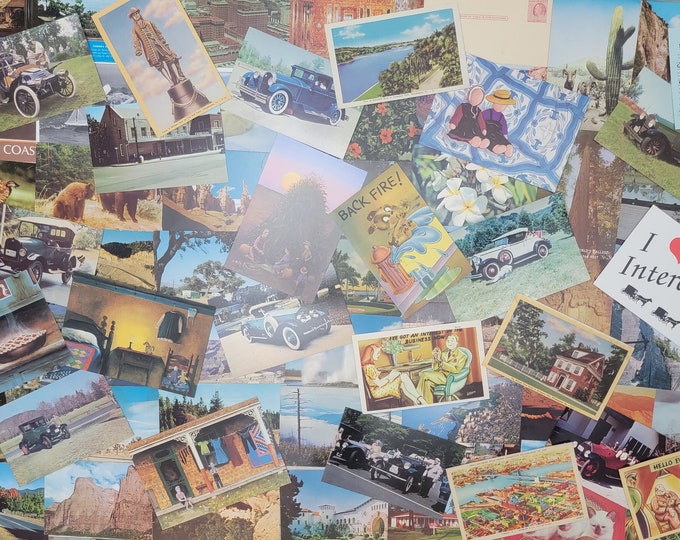 Bulk Postcard Lot of Approximately 100 Postcards - UNUSED (random Cards ...