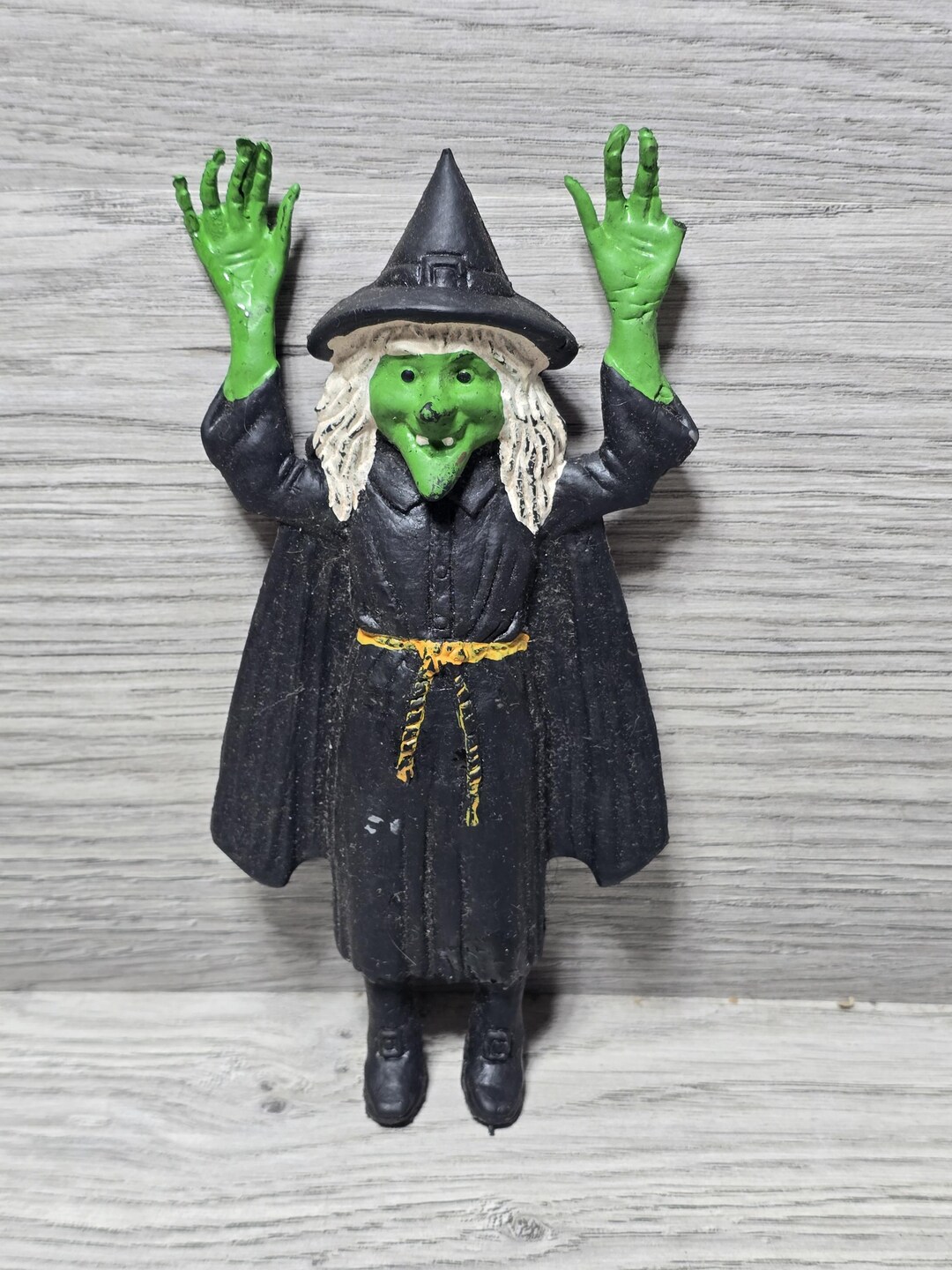 Vintage Wicked Witch Rubber Halloween Jiggler Toy Figure - Read ...