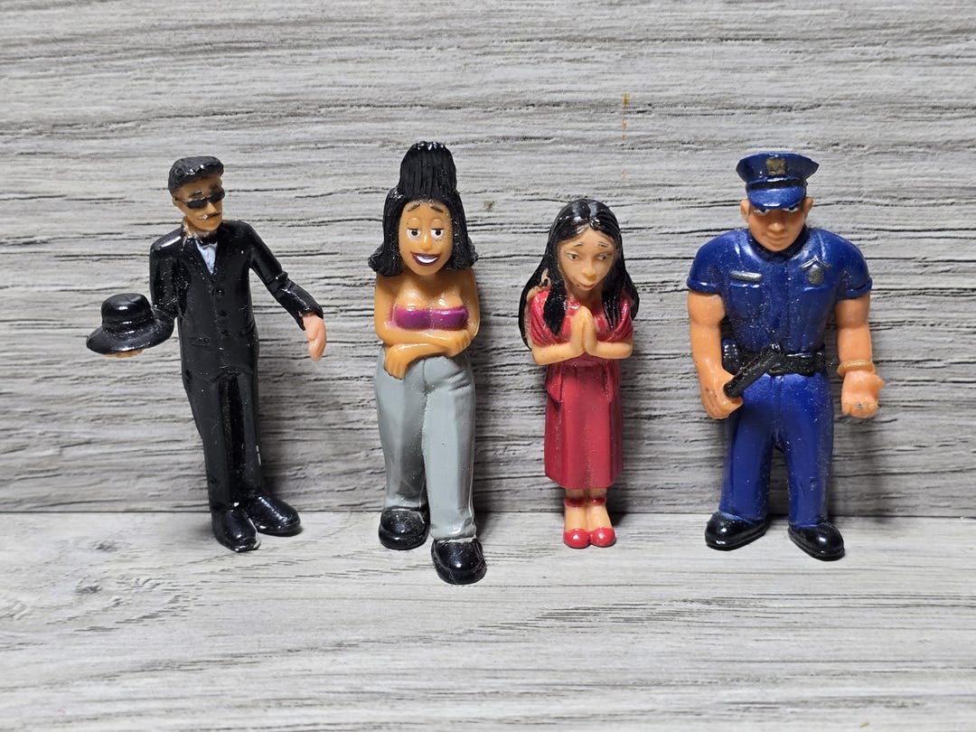 Vintage Homies Lot of 4 Mini Figure 1.5" W/ HTF Earth Angel - Etsy