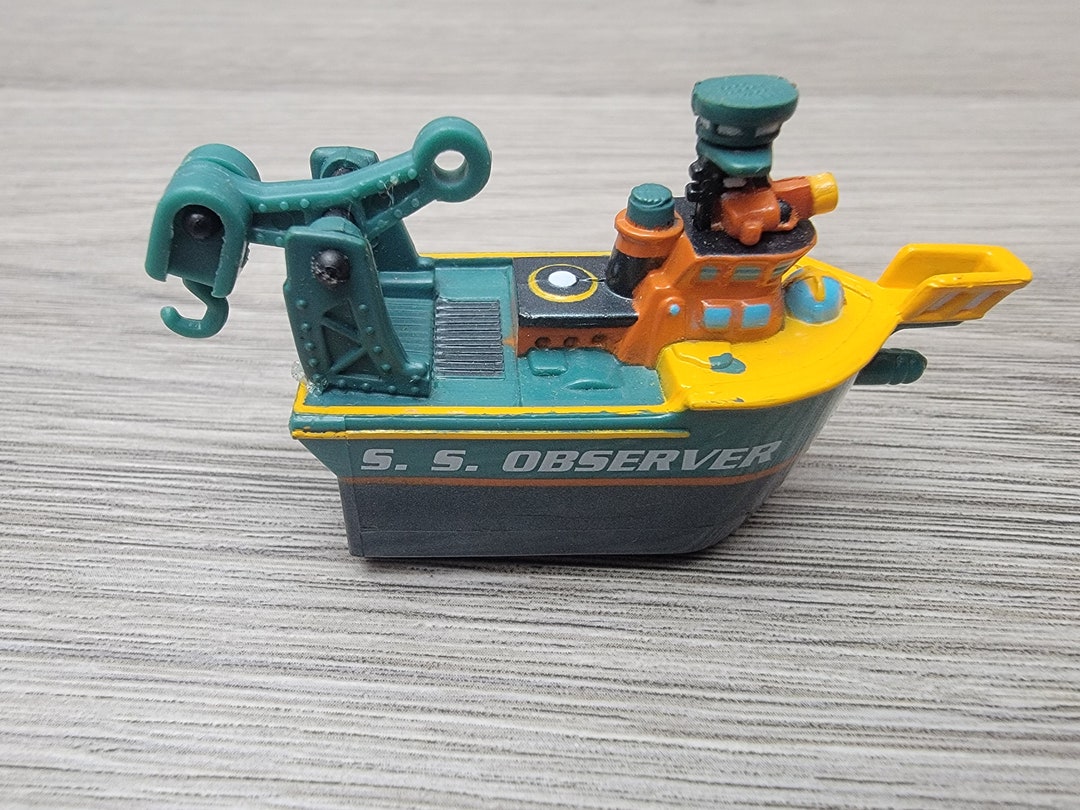 1995 HTF Micro Machines SS OBSERVER Ship Crane Tug Boat - Etsy