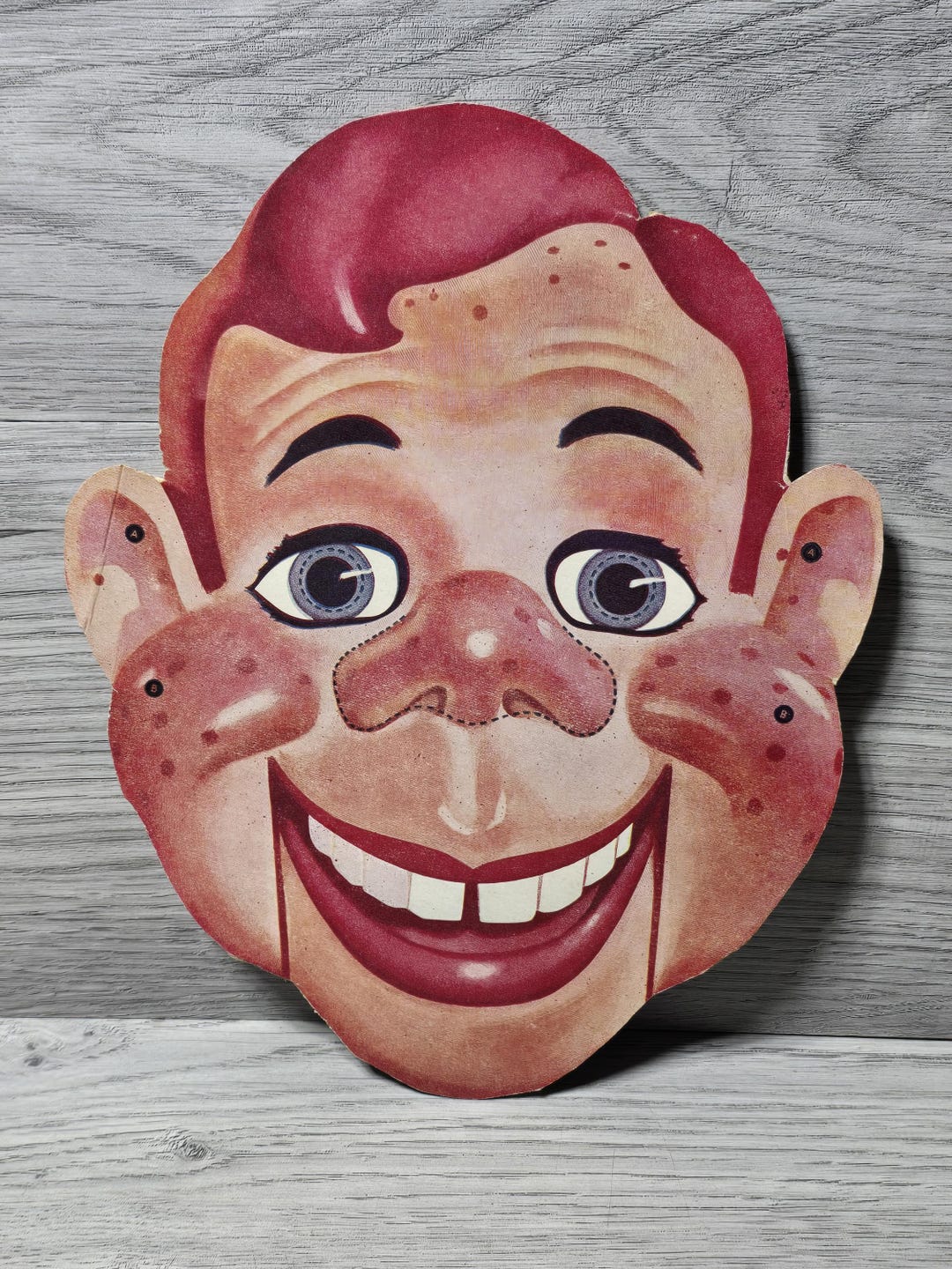 1950s Howdy Doody Scarce HTF Cardboard Mask - Etsy