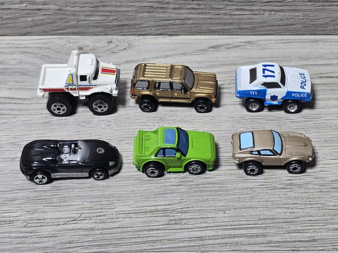 1980s Original Galoob Micro Machines Road Champs Lot of 6 Datsun HTF ...