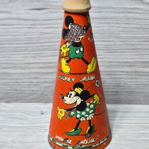 1928-1932 Pie Eyed Mickey Mouse Disney Horn Noisemaker Marks Bros Works ...