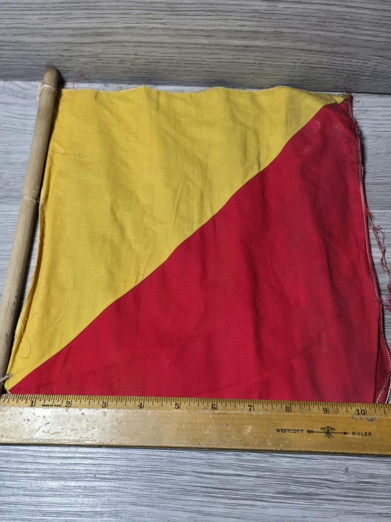 Vintage Navy Code Nautical Aircraft Landing Signal Flags WWII Era - Etsy
