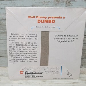 1978 SEALED RARE SPANISH View-master Disney Dumbo - Etsy