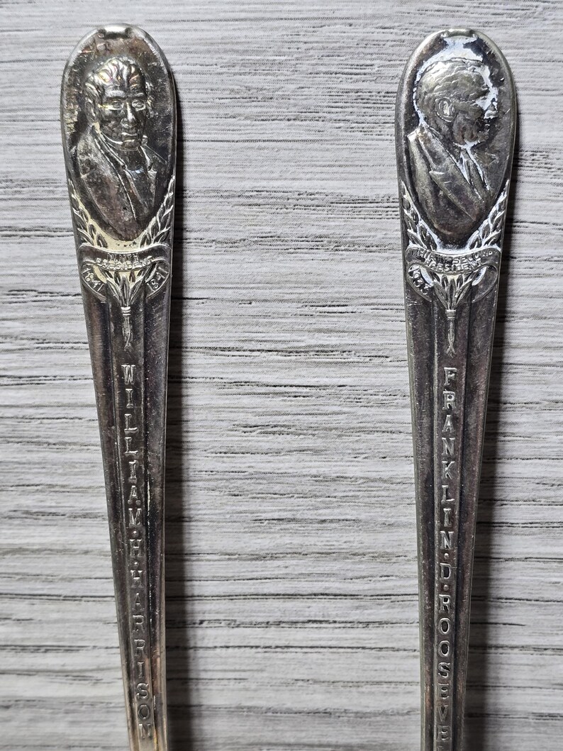 1960s Wm Rogers Co. Silver Plated Presidential Spoons - Set of 4 - Etsy