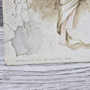 1891 Calendar All Around the Year Pauline Sunter Published Lee ...