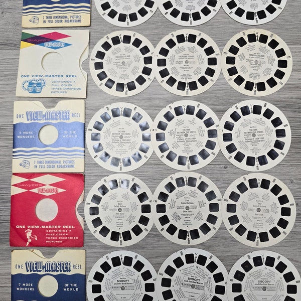 Viewmaster Reels - Etsy