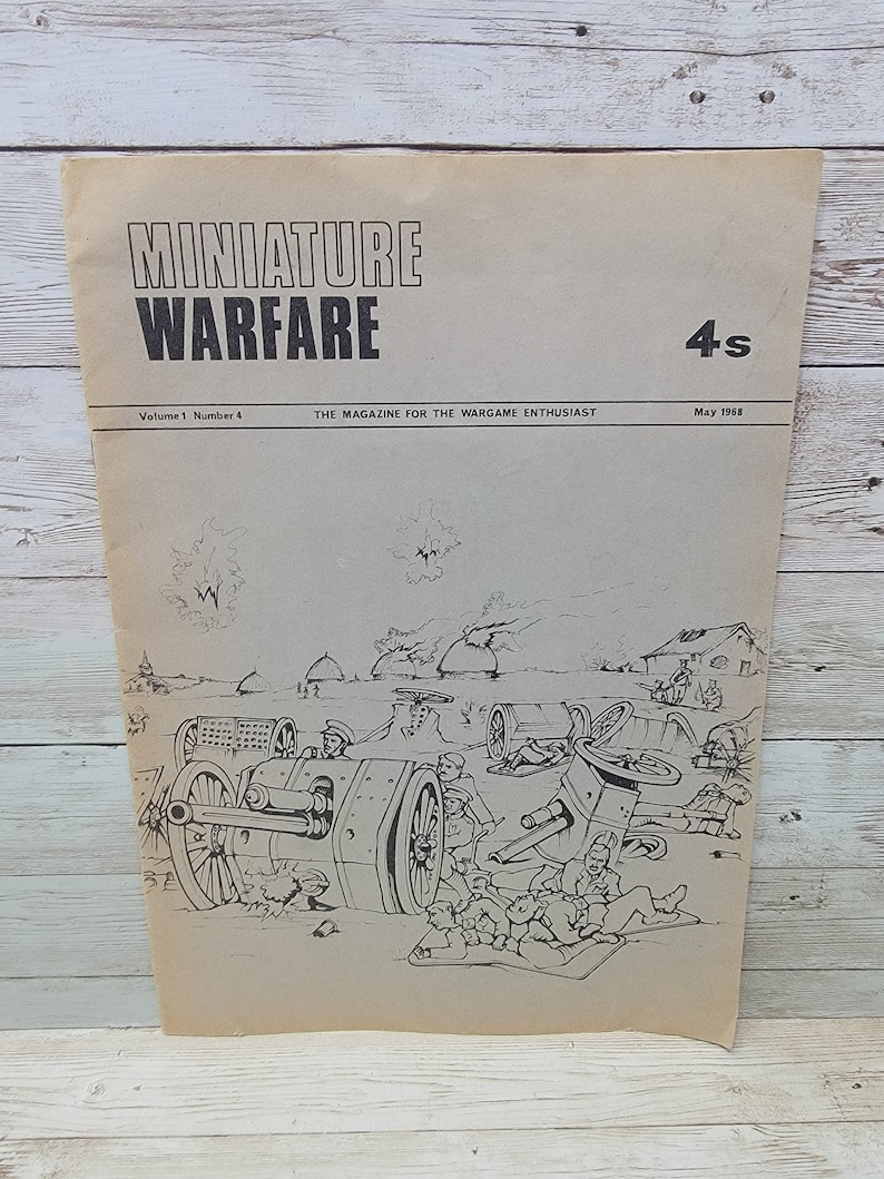 1968 Miniature Warfare Magazine for Military Wargame - Etsy