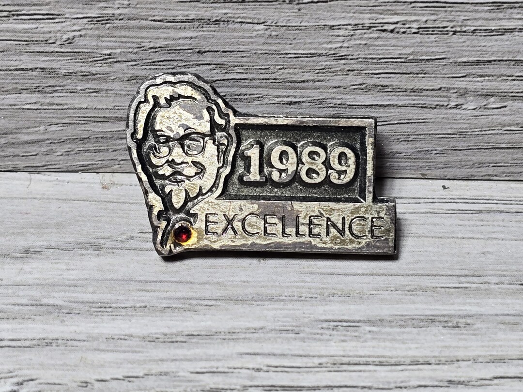1989 RARE KFC Lapel Pin Excellence Employee Collectible - Etsy