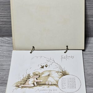 1891 Calendar All Around the Year Pauline Sunter Published Lee ...