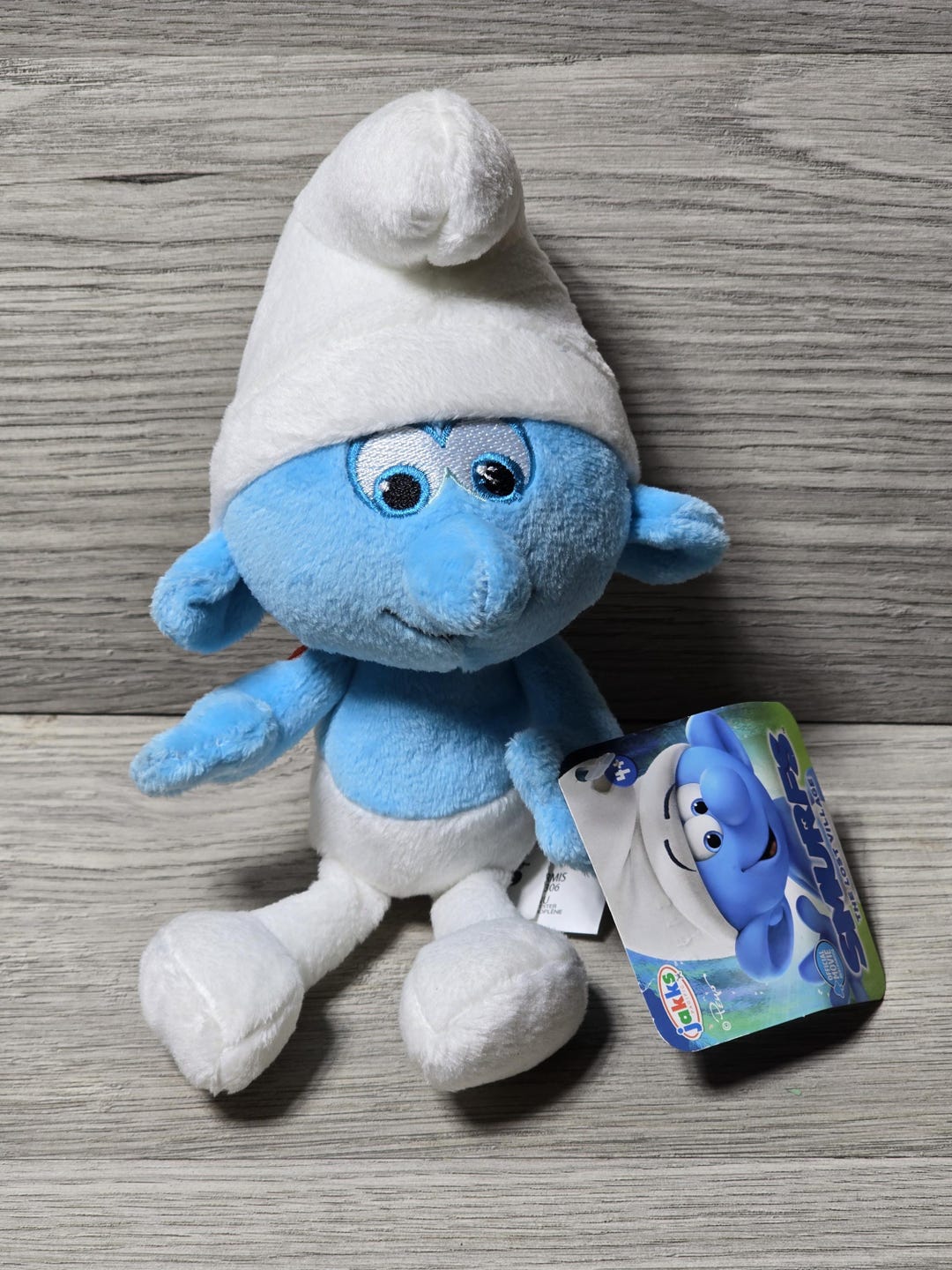 Jakks 8” Hefty Smurf Tattoo Doll TV Cartoon Character - Stuffed Animal ...