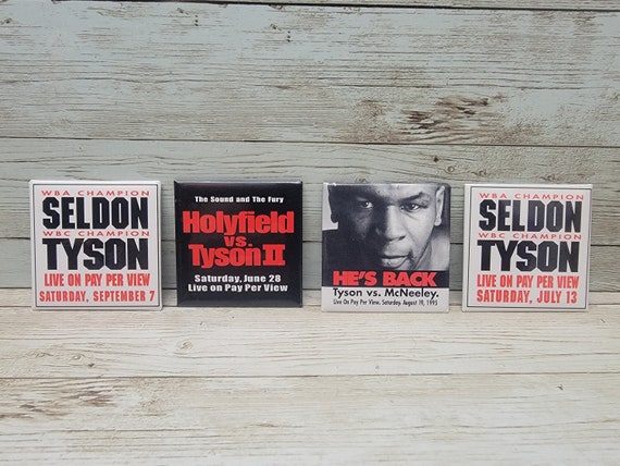 Mike Tyson Boxing Original Promotional Pinback Button… - Gem