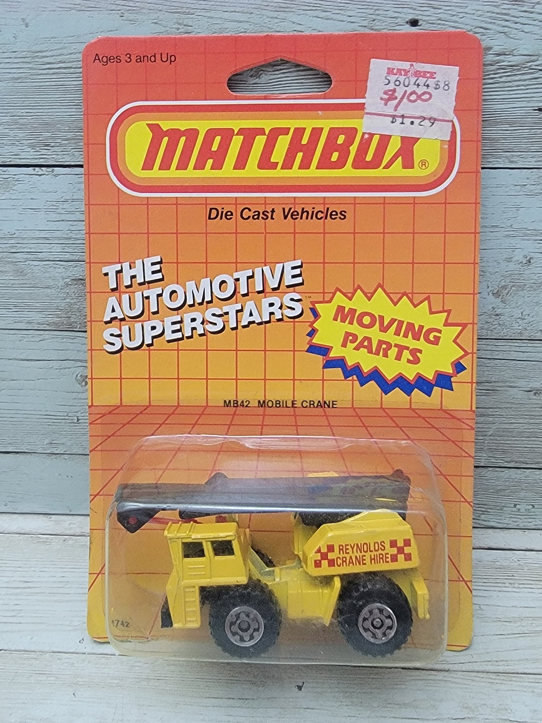 1987 Matchbox MB42 Mobile Crane Diecast Reynolds Crane Hire - Etsy