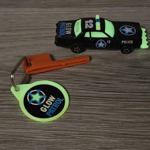 1980 Kidco Burnin Key Car Glow in the Dark Police Patrol Rare Works - Etsy