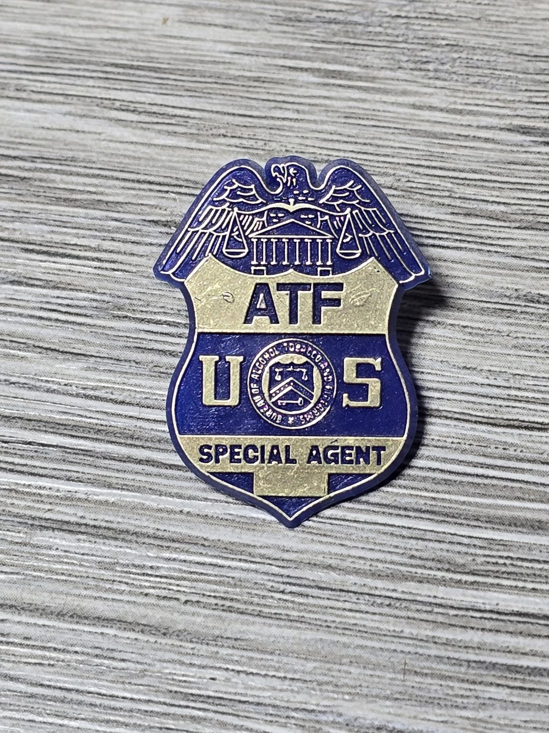 Vintage ATF US Special Agent Shield Alcohol Tobacco Firearms Plastic ...