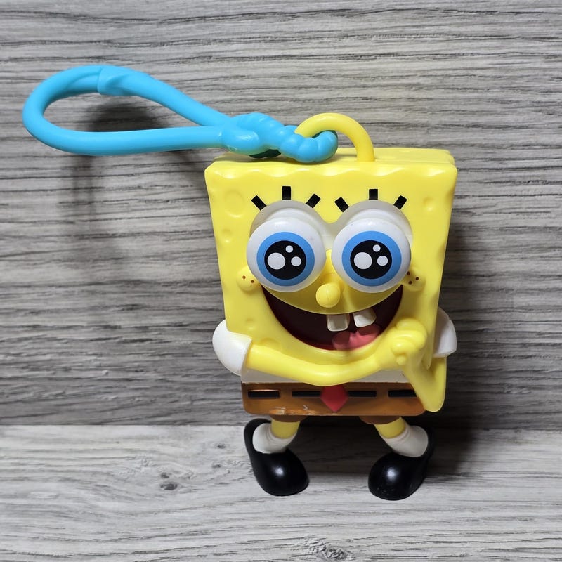 Spongebob Keychain - Etsy